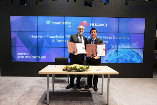 Huawei und Fraunhofer ESK unterzeichnen auf der CeBIT 2015 Absichtserklärung für Industrie 4.0 ...